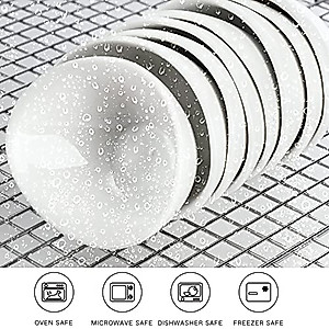 Yesland 12 Pack Dipping Bowls Set, 1 Oz White Porcelain Dipping Sauce Dishes & Bowls for Soy Ketchup, Sauce, Seasoning or BBQ Sauce