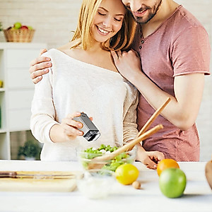 Salt & Pepper Shaker - Double Spice Stainless Steel Seasoning Jar Shaker - 2 in 1 Salt and Pepper Dispenser with Adjustable Pour Holes | 2.3oz Per Side