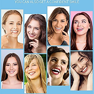 CHJC 2022 New Snap-On Dentures, Veneers Snap in Teeth, Snap in Teeth for Men and Women, Fix Confident Smile