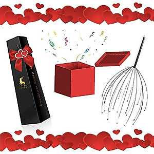 USAGA Head Massager Scalp Massager 20 Fingers Head Scratcher for Head Body Relaxing