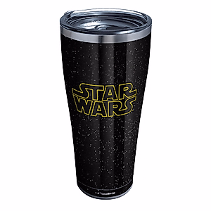 Tervis Star Wars Classic Logo Triple Walled Insulated Tumbler Travel Cup Keeps Drinks Cold & Hot, 30oz Legacy, Stainless Steel