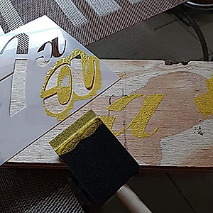 100 Pack 2 inch Foam Brush Sponge Wood Handle Paint Brush Foam Sponge Brush for Acrylics, Stains, Varnishes, Crafts