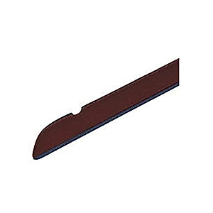 NAHANCO Wooden Shirt Hanger, 19" - Low Gloss Mahogany, 100/CTN