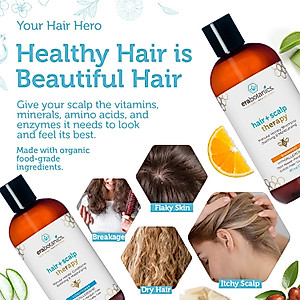 Era Organics Manuka Honey Dry Scalp Shampoo - Soothing and Moisturizing Shampoo for Dry Scalp and Damaged Hair - Family Friendly Sulfate Free Shampoo Treatment for Sensitive Skin