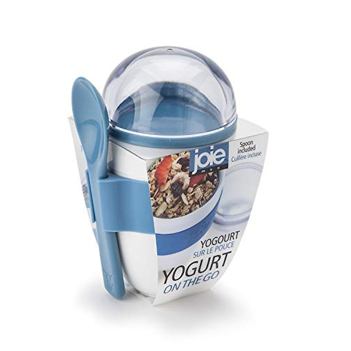 Joie Yogurt Parfait - Cereal - Oatmeal On The Go Reuseable and Portable Cup with Spoon