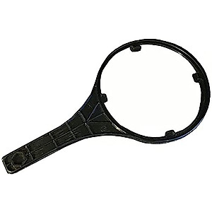 PureT WR 4BK Wrench for Whole House Water Filter Replacement Compatible with Full Flow Filter Housings Full Circle Black
