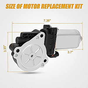 Wztepeng 1101428 676061 RV Stair Entry Step Motor Replacement Kit Compatible with kwikee Step Motor,Lippert Components Replaces 214-1001 379147 366043 369506