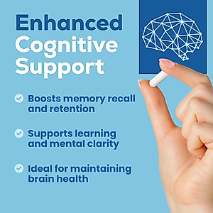 Magnesium L Threonate (Original Magtein Formula) - 2000 mg 100 Vegan Capsules Non-GMO Highly Absorptive Pure Supplement A Vitamin for Cognition Pills are Without Laxative Properties