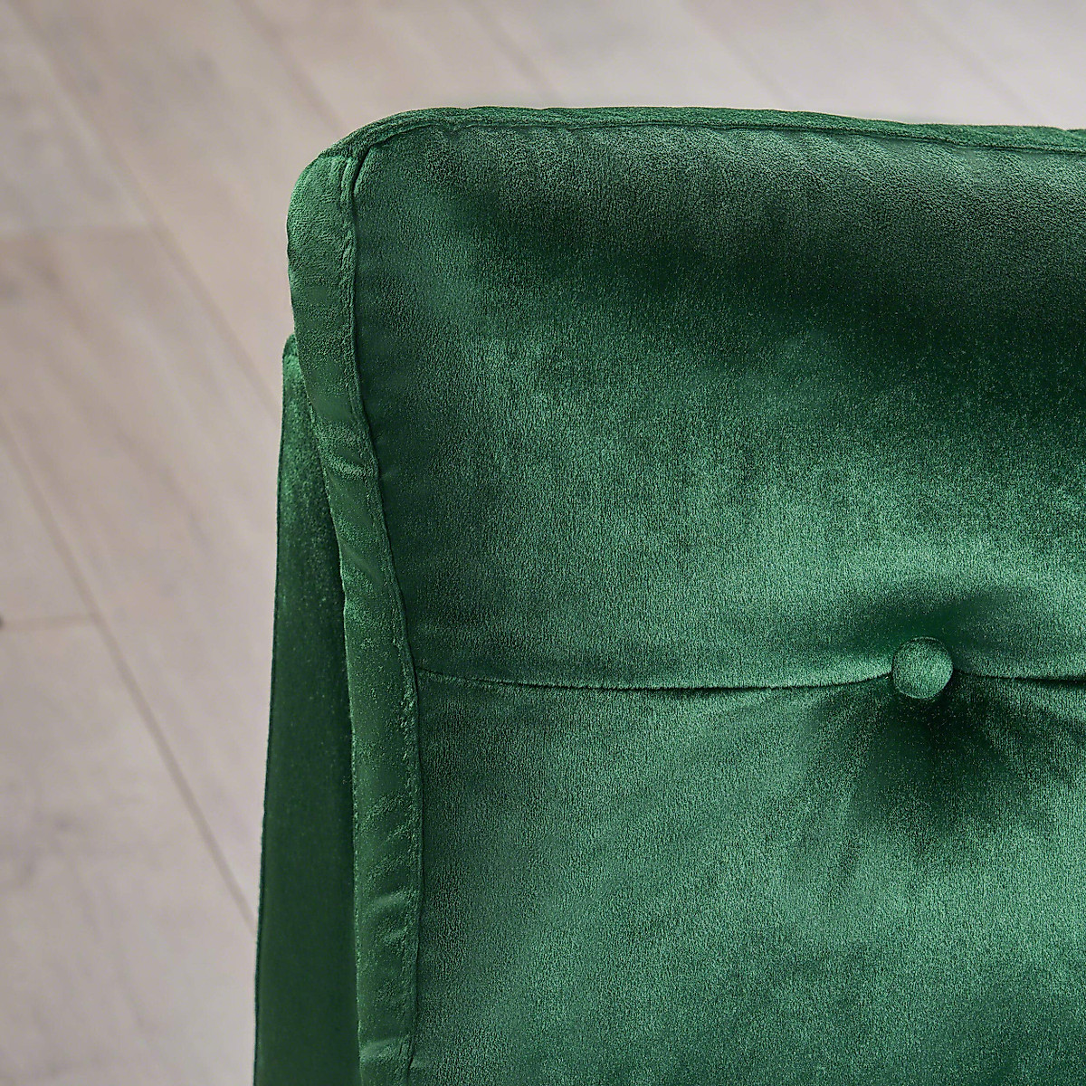 Christopher Knight Home Julian Nora Glam Velvet Modular 2 Seater Sectional, Emerald, Matte Black