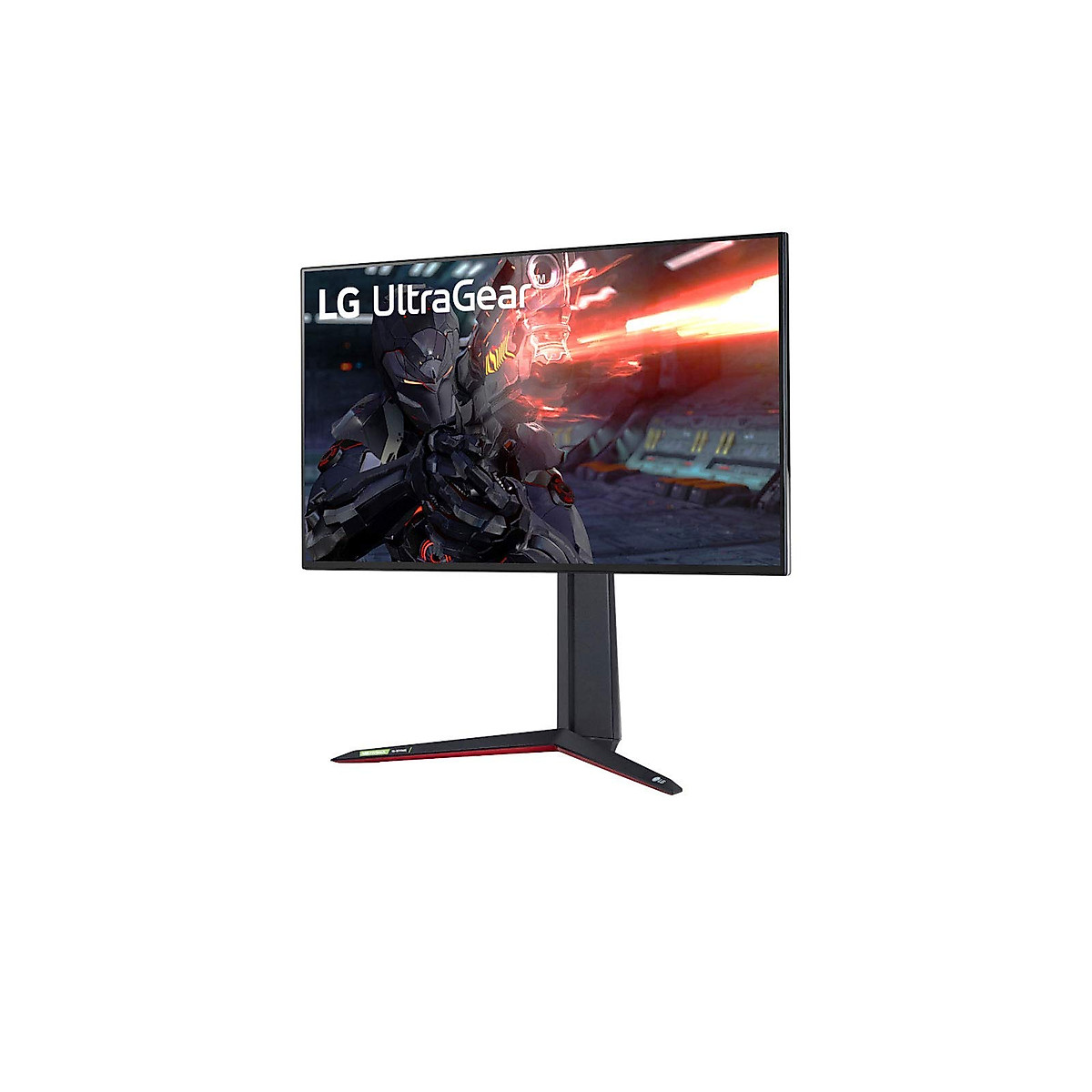 LG 27'' Ultragear 4K UHD Nano IPS 1ms 144Hz G-Sync Compatible Gaming Monitor, Black (27GN95B-B) (Renewed)