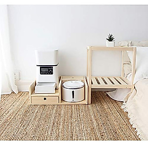 ZZK Intelligent Pet Feederautomatic Cat Feederwater Dispenser Dispenserplastic Automatic Remote Timing Quantitative Automatic Feeding Machinedog Cat Supplies