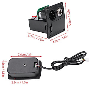 SE-5N 5 Band EQ Equalizer Pickup Tuner for Acoustic Guitar Musical Instrument