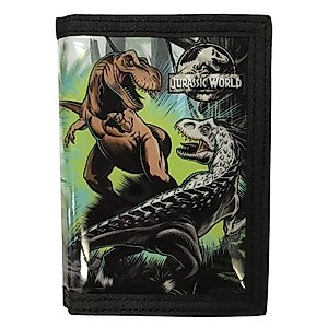 Scificollector Jurassic World Card and Coin Tri-Fold Wallet