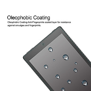 Supershieldz (2 Pack) Designed for Fire HD 8 and Fire HD 8 Kids Edition Tablet (8th and 7th Generation Only, 2018 and 2017 Release) Tempered Glass Screen Protector Anti Scratch, Bubble Free