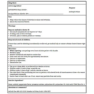 Stryker – Sage Toothette Plus Single Use Oral Swabs with Antiseptic Oral Rinse – 1 package of 2 swabs with .25 fl. oz. mint mouthwash – Disposable swabs with long handle