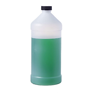 Consolidated Plastics Modern Round Bottle with Cap, HDPE, 32 oz, 12 Piece