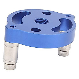Drill Guide, Self Centering Dowel Jig Kit, Dowel Drill Guide, Aluminum Alloy 3 Hole Drill Bit Guide Jig Positioning Locator, Hole, Jig Accessories