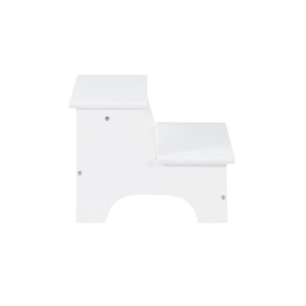 Powell Linon Tyler Wood Bed Step Stool in White