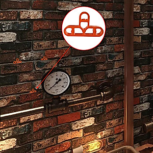 3/8 inch Red Orange Color 100pcs 10mm Bricklaying Spacer Tile Spacer Masonry Paving Spacer Mortar Brick Jointing Spacer Window Spacer Bathroom Tile Spacer Grout Line Spacer