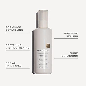 Kristin Ess Hair Weightless Shine Leave-In Conditioner Spray for Dry Damaged Hair, Detangler Spray, Softening + Strengthening, Paraben and Phthalate Free, 8.45 fl. Oz. 8.45 Fl Oz (Pack of 2)