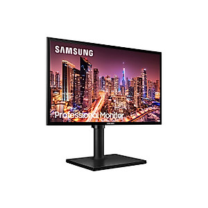 SAMSUNG T40F Series 24-Inch FHD 1080p Computer Monitor, IPS Panel, HDMI, VGA (D-Sub), Height Adjustable Stand, 3 Yr WRNTY (LF24T400FHNXGO)
