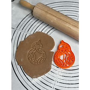 Premium Star Wars Exclusive BB-8 BB8 Cookie Cutter Mold 4.5-Inch-Scale Produced by 3D Kitchen Art