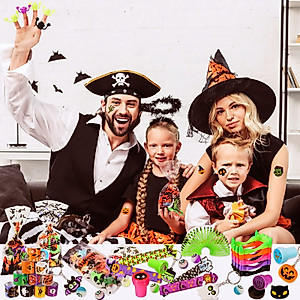 Thuodo 162 PCS Halloween Party Favors for Kids Halloween Toys Bulk Trick or Treat Goodie Bag Fillers Halloween Party Supplies School Classroom Prizes Carnival Gifts