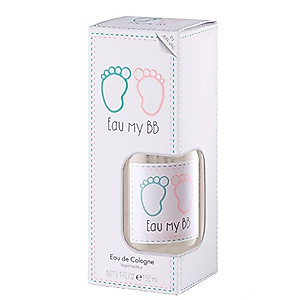 Eau My BB, All Natural, Gentle, Fragrance, for Babies, Newborns, Infants, Eau de Cologne, EDC, 5.07oz, 150ml, Spray, Made in Spain, by Air Val International, White, Blue, Pink (7961)