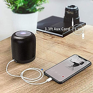 [Apple MFi Certified] iPhone AUX Cord for Car Stereo, Assrid 2 Pack Lightning to 3.5mm Audio Cable Compatible for iPhone 12/11/XS/XR/X/iPad/iPod to Speaker/Home Stereo/Headphone, Support iOS 14(White)