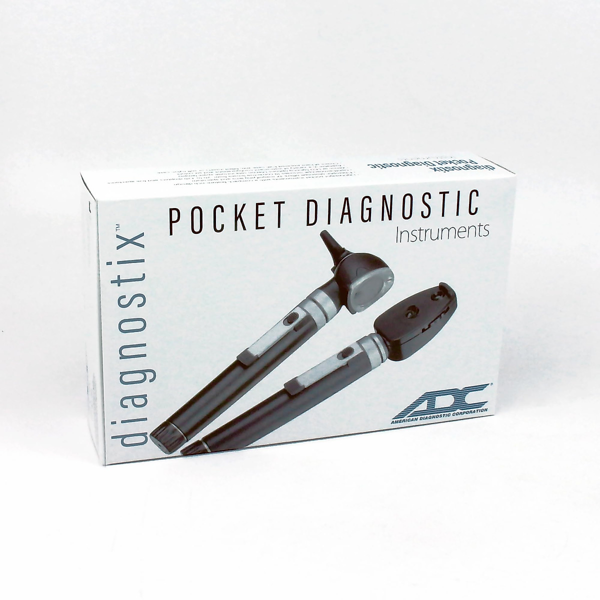 ADC Otoscope, Pocket Size, LED Lamp, 2.5V, Soft Case, Diagnostix 5111NLS, Black