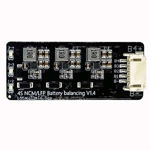 4S 12V 16.8V 1.2A Li-ion Lipo Lifepo4 LFP Battery Active Equalizer BMS Balancer Inductive Balance Lithium Battery Energy Transfer Board (4S)