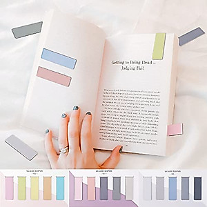 15 PCS Aesthetic Magnetic Bookmarks, Cute Magnet Book Markers, Page Clips Bookmark for Women, Laminated Book Mark for Reading Lovers Girls Kids Students Teachers School Stationery Gifts
