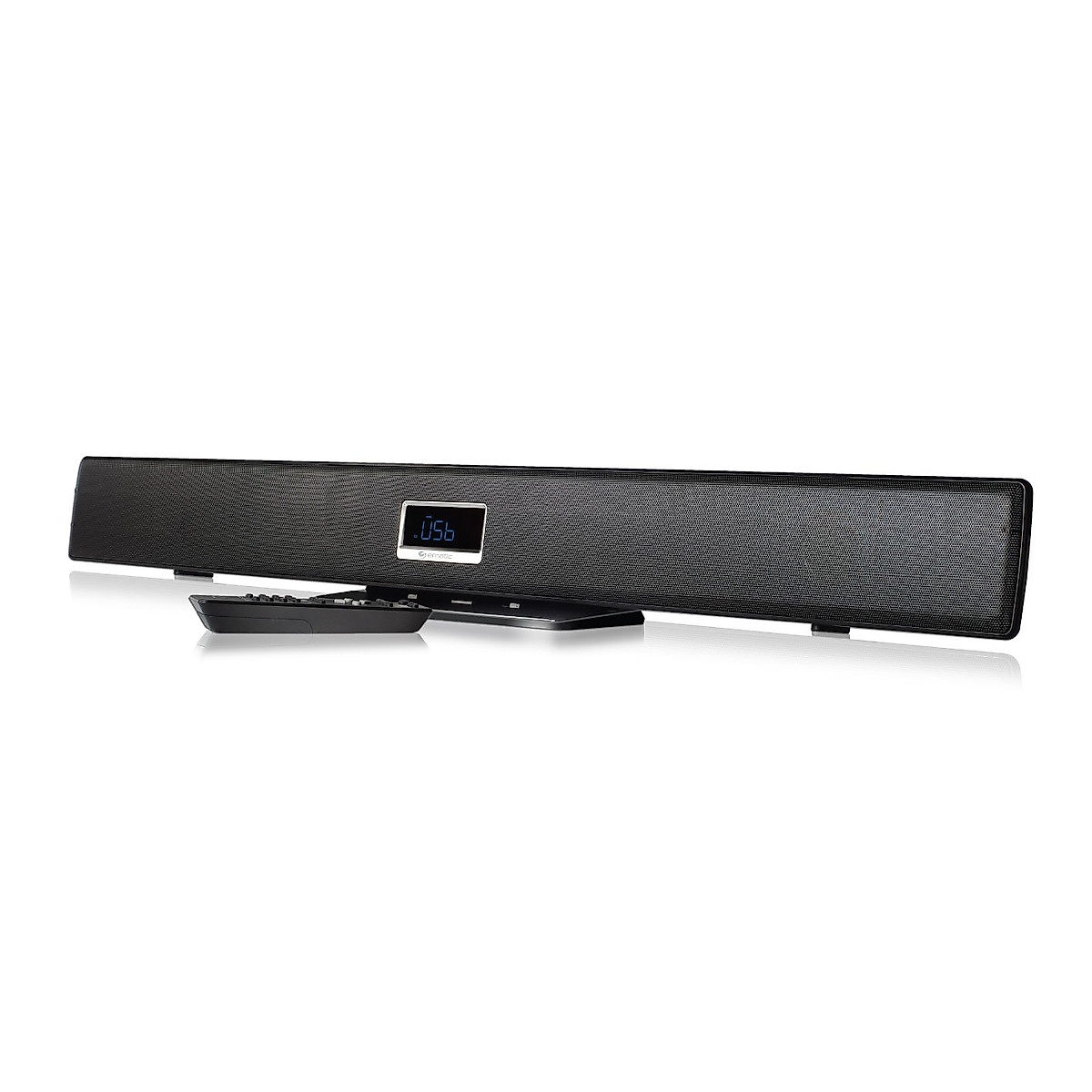 Ematic ESB210 Ultra-Slim 2.1 Channel Wireless Soundbar with Bluetooth and LED Display (Black)