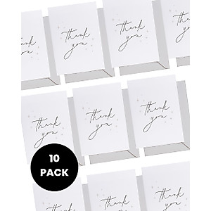 Thank You Greeting Card Pack, Thank You Cards, Thank You Cards with envelopes, Minimalistic Designs Blank Thank You Notes with Envelopes for Business Wedding Bridal Gift Baby Shower Graduation