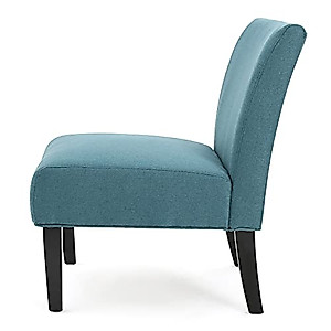 Christopher Knight Home Kassi Fabric Accent Chair, Dark Teal 29. 50”D x 22. 50”W x 32. 00”H