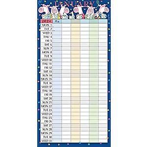 Sandra Boynton's My Family Calendar 17-Month 2023-2024 Family Wall Calendar