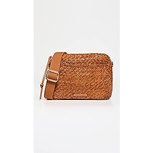 Loeffler Randall Women's Woven Camera Bag, Timber Brown, One Size