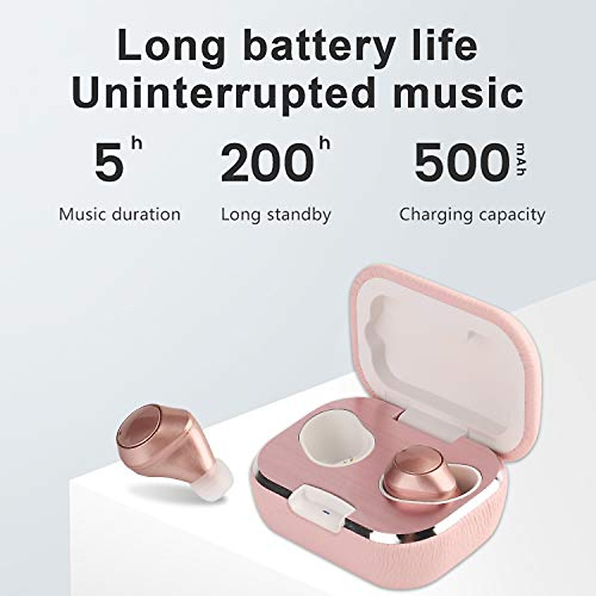 Wireless Earbuds, Bluetooth Headphones Touch Control with Wireless Charging Case, Waterproof TWS Stereo Headphones in-Ear Built-in Mic Headset Sound with Deep Bassfor iPhones and Samsung Galaxy