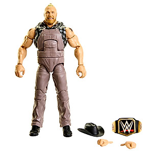 Mattel WWE Brock Lesnar Elite Collection Action Figure, Deluxe Articulation & Life-like Detail with Iconic Accessories, 6-inch