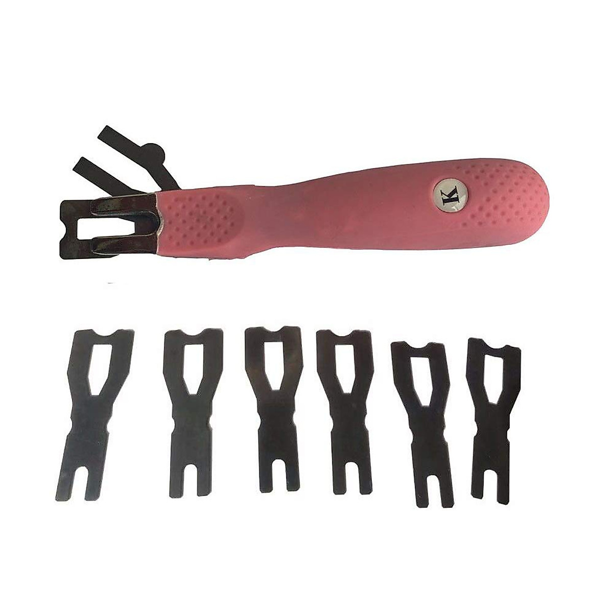 Floor Carpet Trimming Skiving Knife Vinyl Flooring Welding Cutting Blade Tool with 6 blades