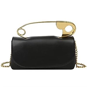 Crossbody bag Ladies Women Handbag (Black)