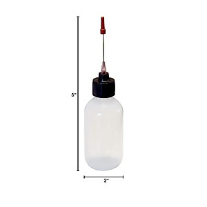 Liberty Products Plastic Squeeze Bottles 1oz, 2oz, 4oz, and 10ML all 1.5" Stainless Applicators