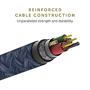 Native Union Key Cable - Ultra-Strong Reinforced [MFi Certified] Durable Lightning to USB-A High Speed Charging Cable with Key Fob Compatible with for iPhone 14, iPhone 13 and Earlier (Indigo)