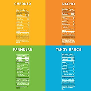 Whisps Cheese Crisps - Parmesan, Cheddar, Tangy Ranch & Nacho Cheese Snacks, Keto Snacks, 6-9g of Protein Per Bag, Low Carb, Gluten & Sugar Free, Great Tasting Healthy Snack, All Natural Cheese Crisps - Variety, .63 Oz (Pack of 12)