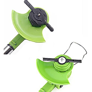 20 Pcs Handheld String Trimmer Head Blades Replace, Plastic Lawn Mower Trimmer Blades Replacement for Cordless Grass Trimmer-Lawn Mower Plastic Long Blade Garden Mower Blade Trim Safety Accessories