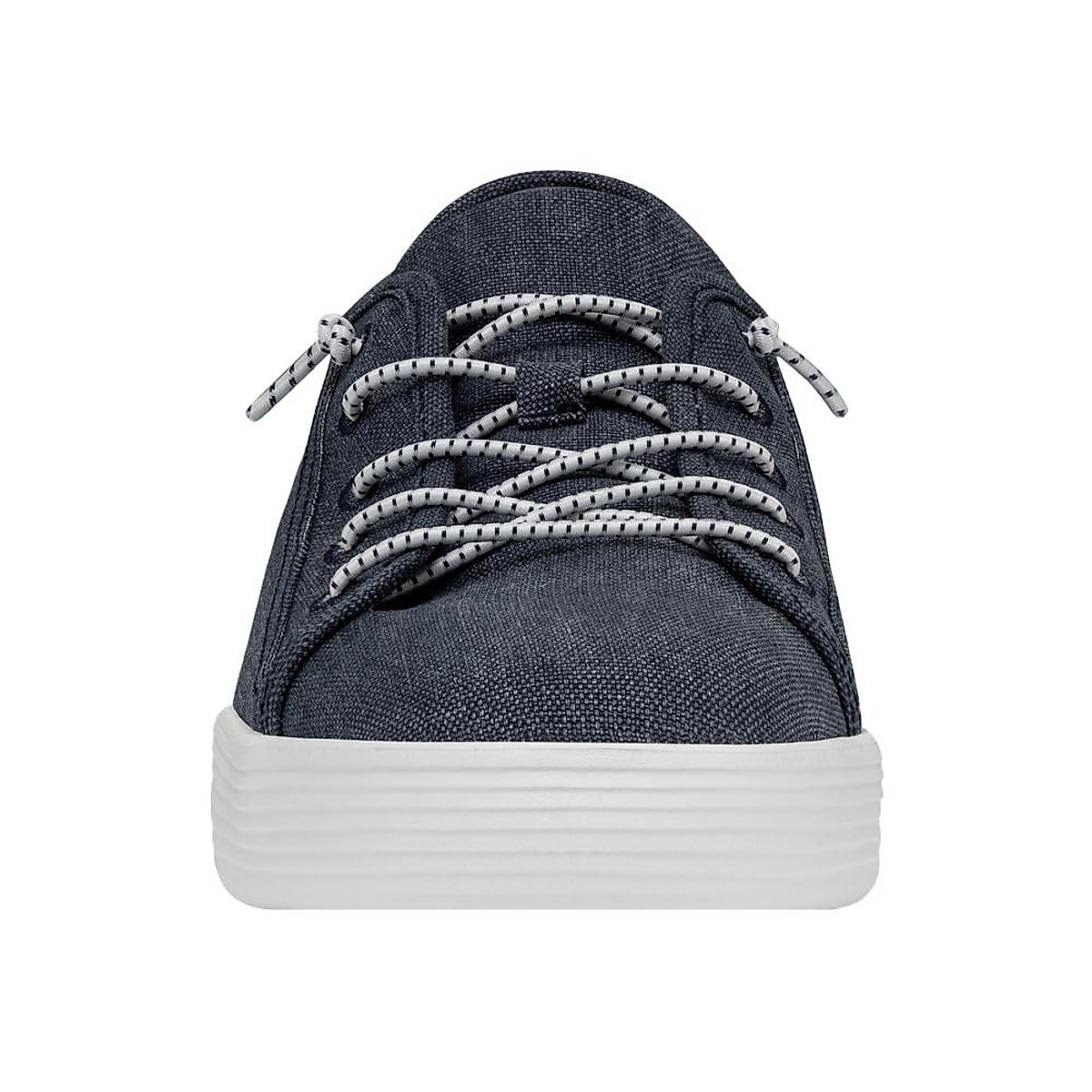 Hey Dude Cody Craft Linen Navy Men's 9 & Women's 11 | Unisex Sneakers | Unisex Slip On Shoes | Comfortable & Light-Weight