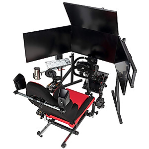 OpenWheeler Keyboard and Mouse Tray Stand with Cup Holder