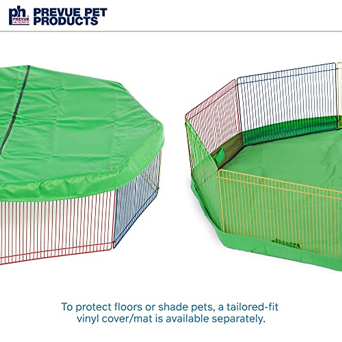 Prevue Pet Products Multi-Color Small Pet Playpen 40090,13x35.87x8.67 inch,13-Inch