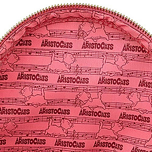 Loungefly Disney Aristocats Piano Kitties Womens Double Strap Shoulder Bag Purse