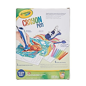 Crayola Ultimelt Pen, Crayon Melting Creative Kit for Arts Crafts, Multisurface